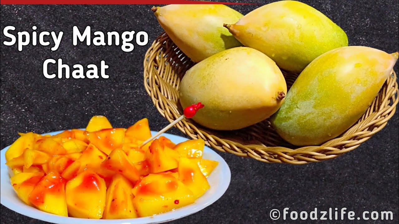 Totapuri aam chat | Mango Chaat | Street food recipe | fruit chat ...