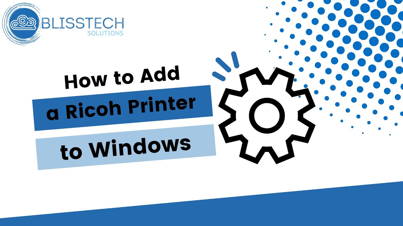 How to Add a Ricoh Printer to Windows - YouTube