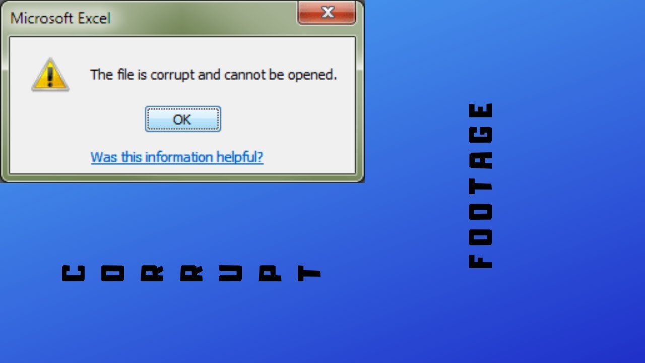Corrupt Footage.exe - YouTube