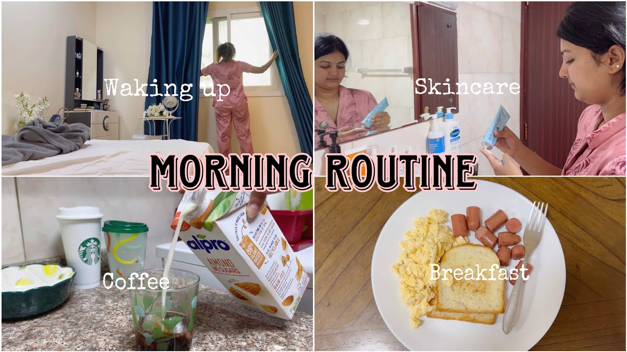 A relaxing weekend Morning Routine | Skincare | cooking 🍳 - YouTube