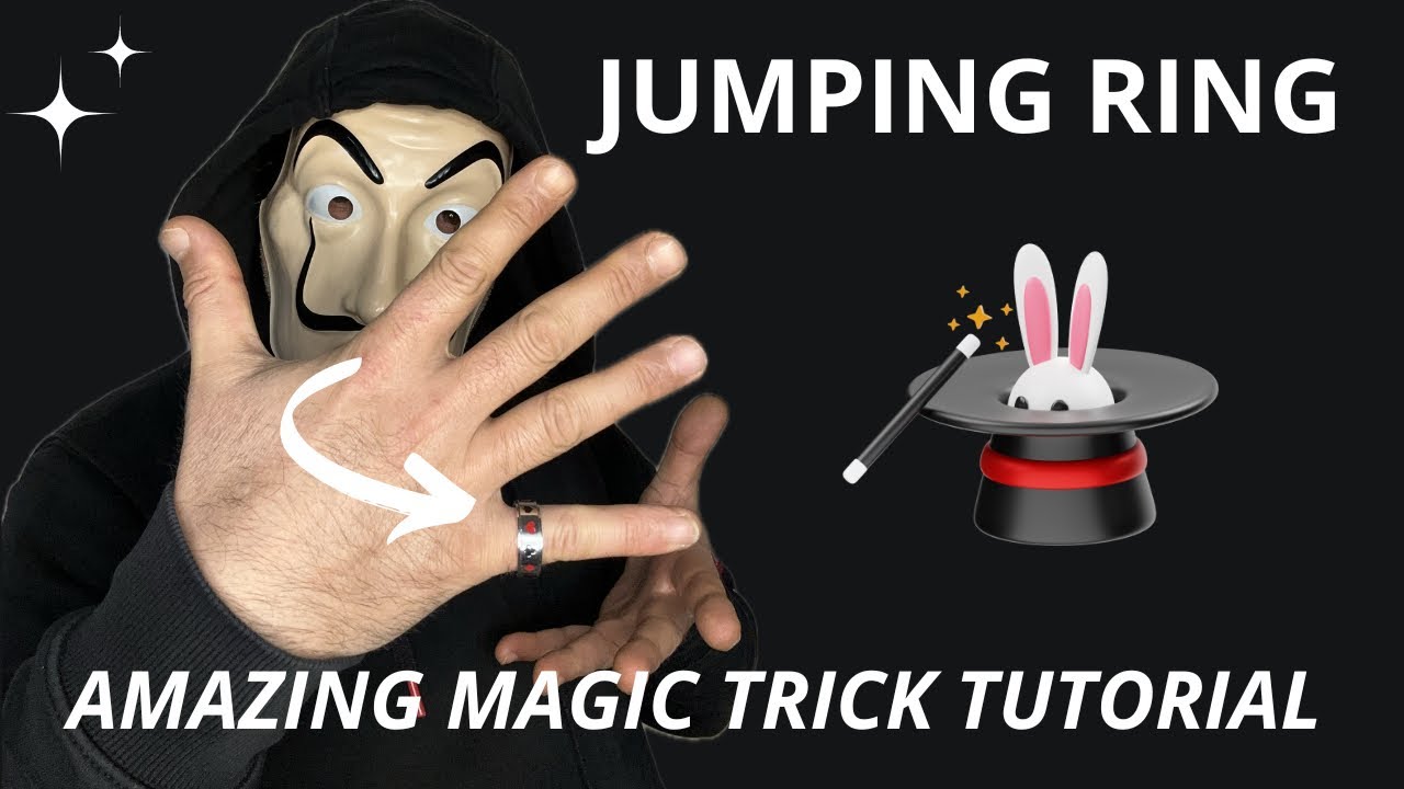 JUMPING RING TRICK TUTORIAL #magic #tricks #tutorial #ring #viral # ...