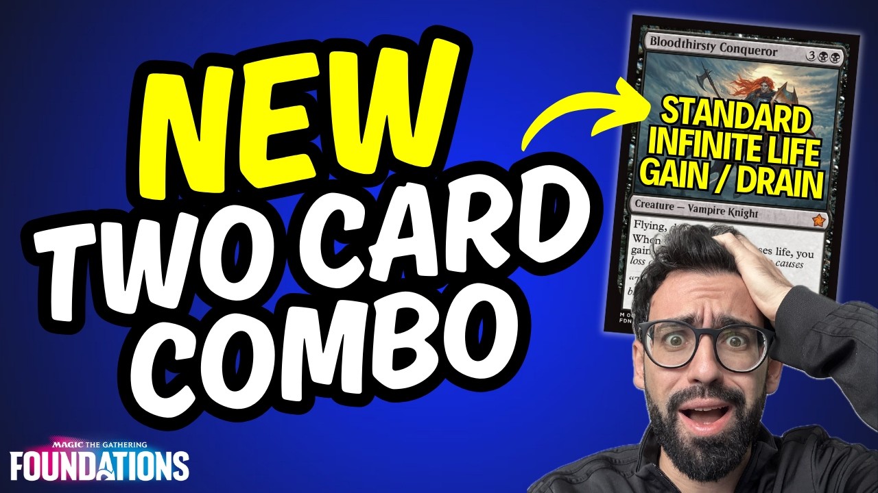 MTG Standard life gain Combo deck tech | Bloodthirsty Conquerer - YouTube