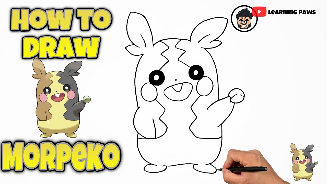 How To Draw MORPEKO | POKEMON #drawing #draw #morpeko #pokemon - YouTube