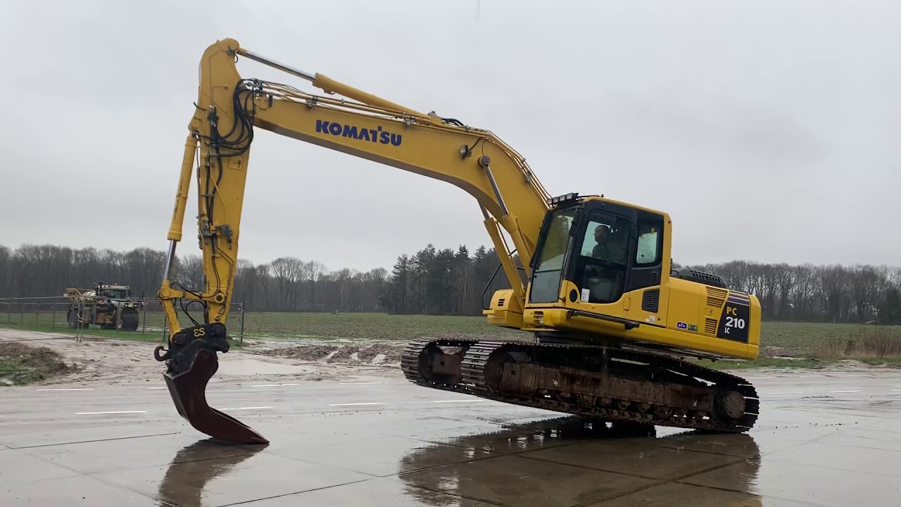 Komatsu PC210LC-8, year 2014 (Refnr. BM3241) - YouTube