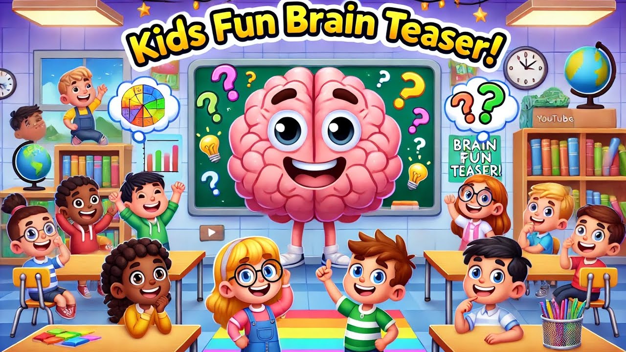 🔥 Can You Solve These Fun Brain Teasers? 🤔🧠 | Kids Puzzle Challenge ...