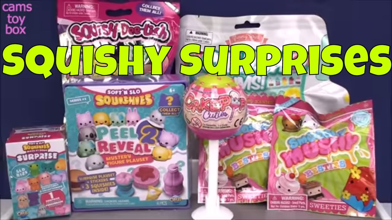 Squishy Surprise Toys Blind Bags Smooshy Mushy Squish Dee Lish Soft N ...