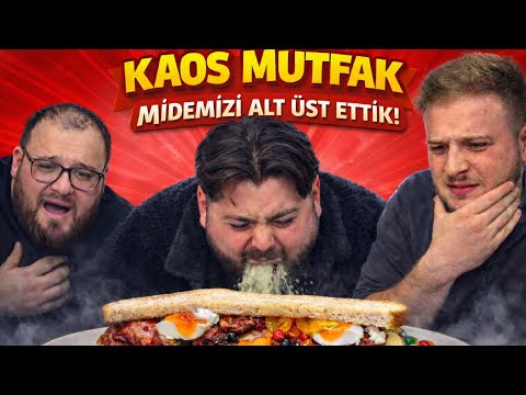 MİDELERİ ÇÖPE ATTIK… (KUSMAYLA BİTTİ) | Kaos Mutfak #1 