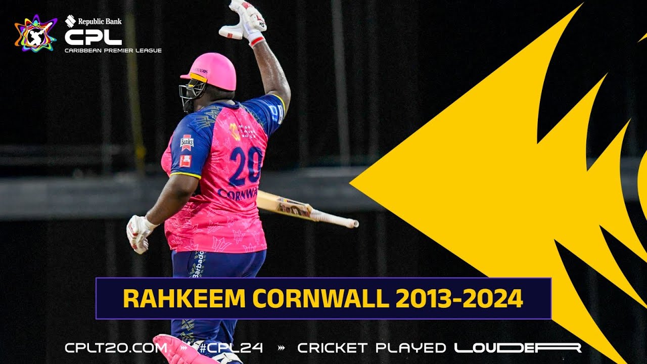 Rahkeem Cornwall is must see TV | CPL - YouTube