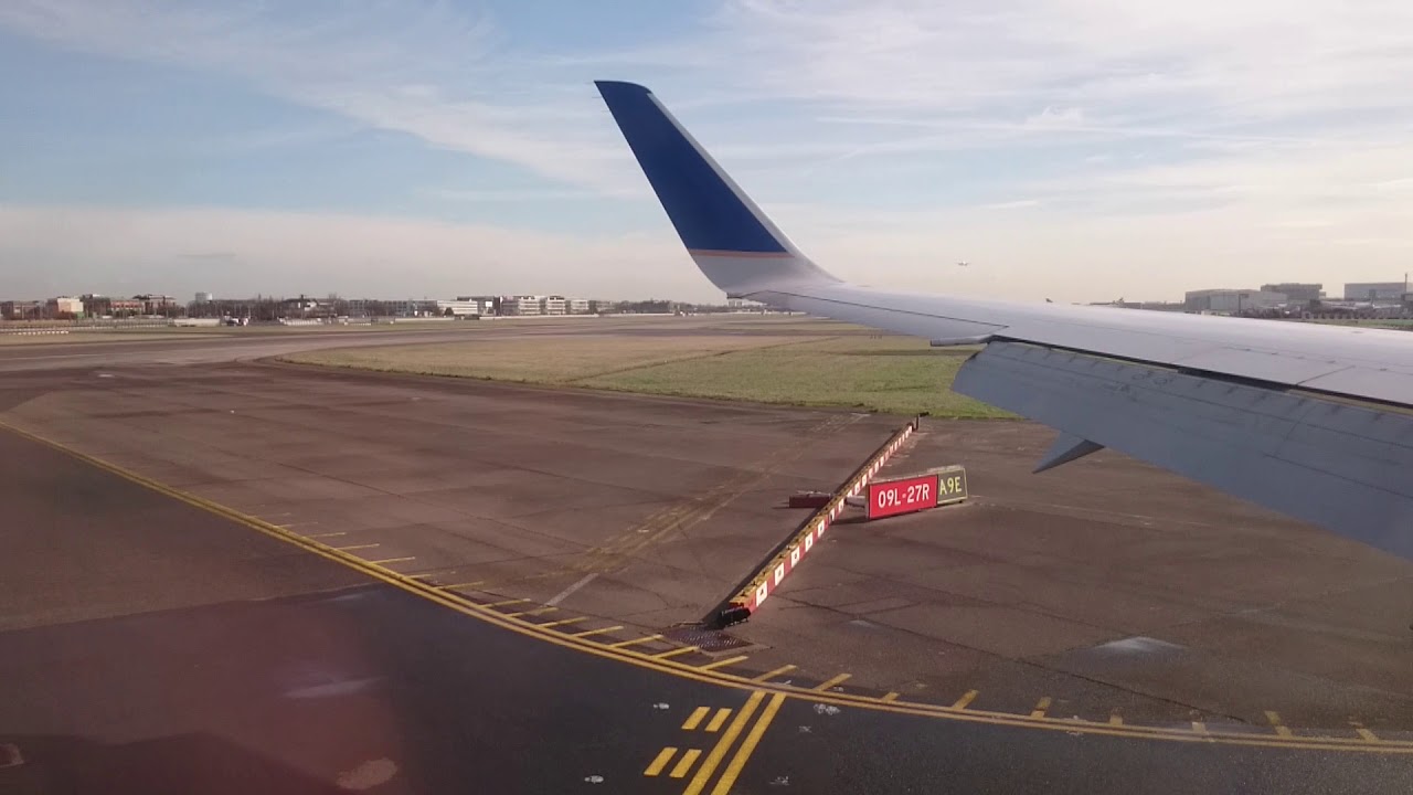United Airlines B767 Landing at London Heathrow Airport - YouTube