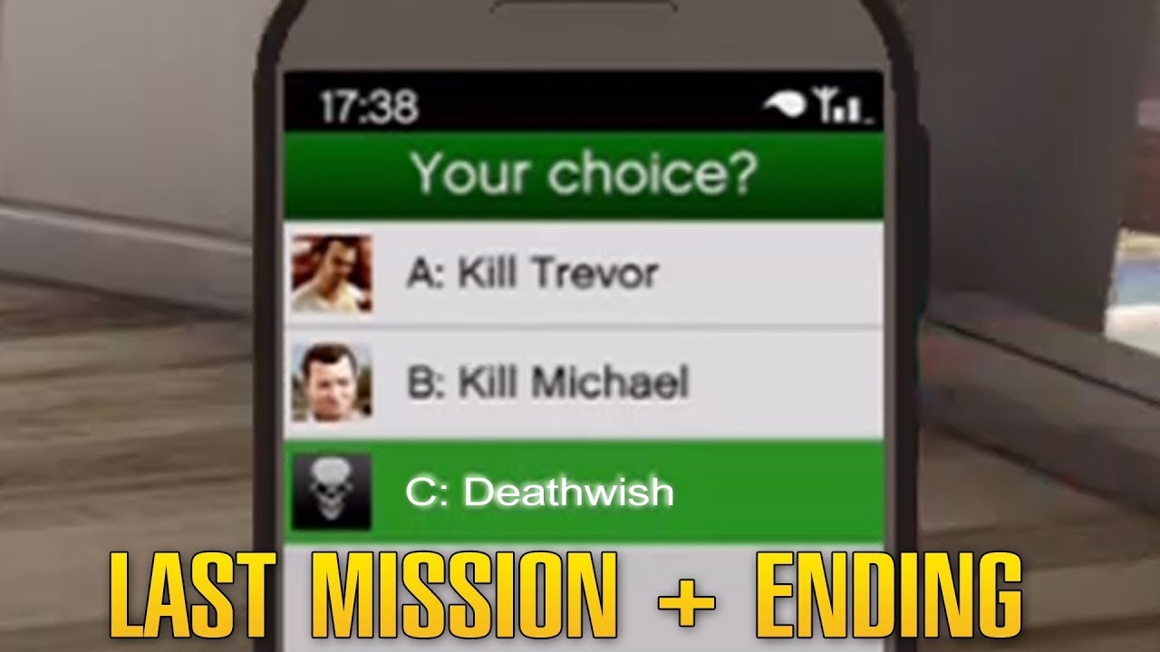 Grand theft auto 5 Last mission: all endings - YouTube