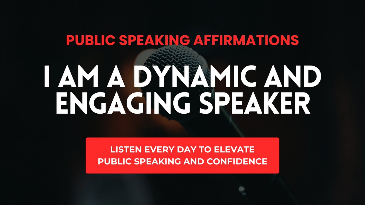 5 Minutes Public Speaking affirmations | Transform Your Speaking Skills ...
