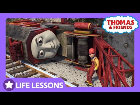 Rocky Got Derailed & Fell Off the Track | Life Lesson: Teamwork ...