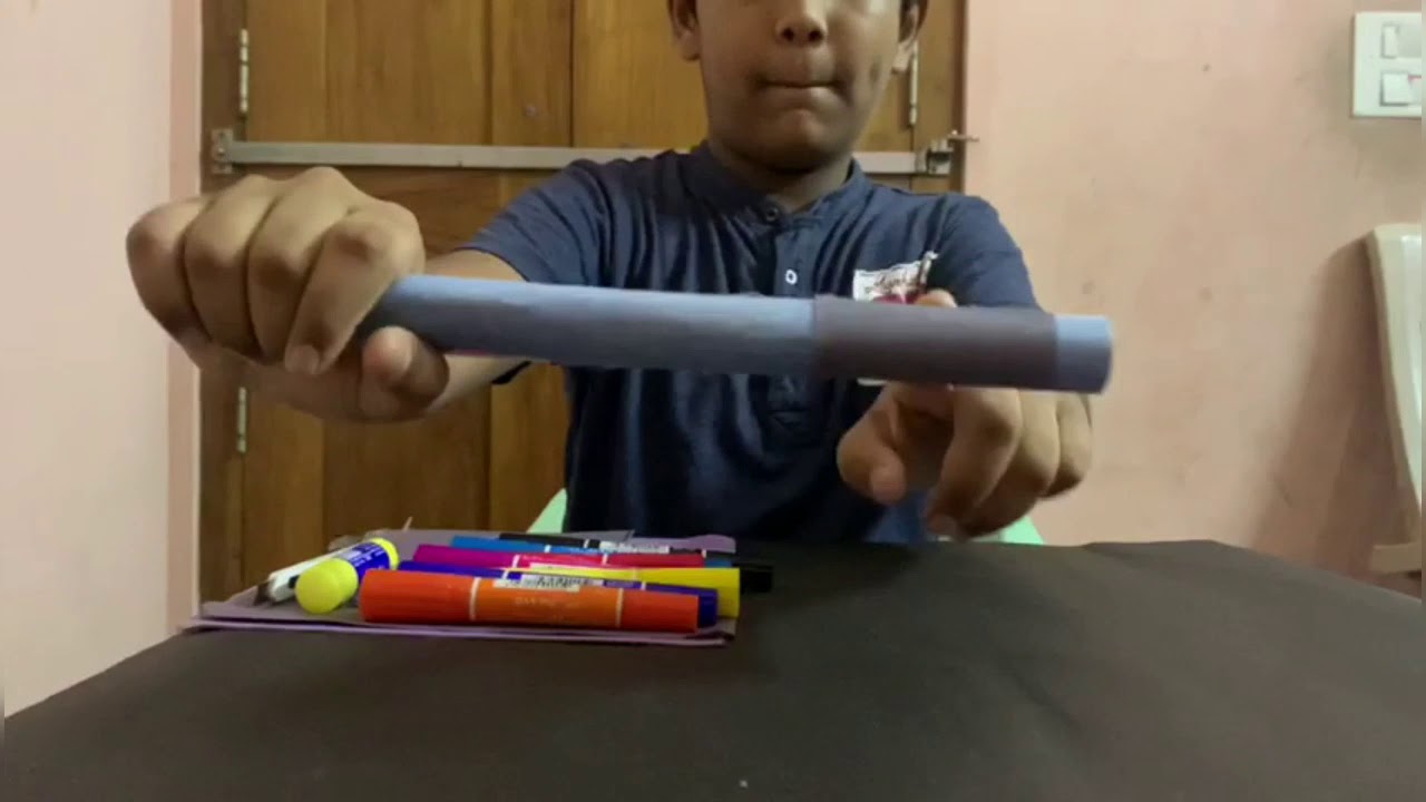 HOW TO MAKE A PAPER BLOW GUN - YouTube