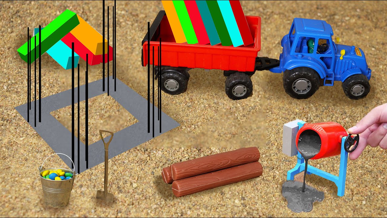 diy truck rainbow bricks construction building science project ...