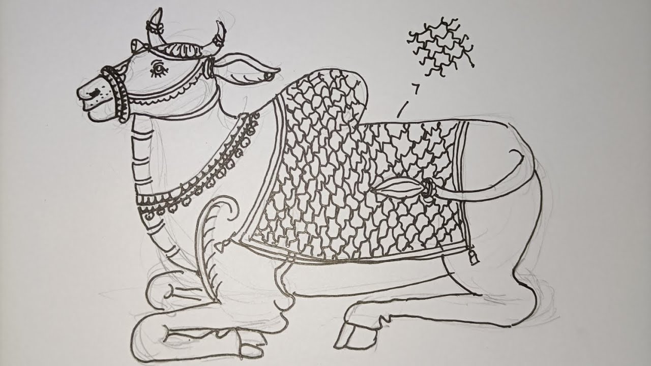 pattachitra (Bull) #pattachitra #art #drawing #bull - YouTube