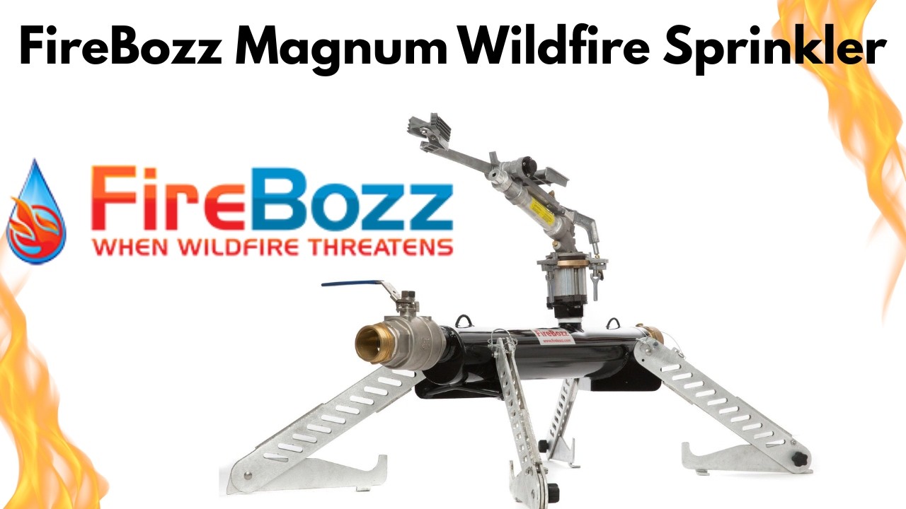 FireBozz™ Magnum Wildfire Sprinkler – Live Field Test in Action 🔥💧 ...