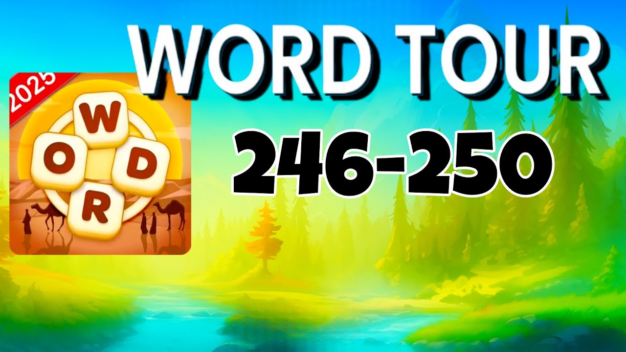 WORD TOUR level 246 247 248 249 250 - YouTube