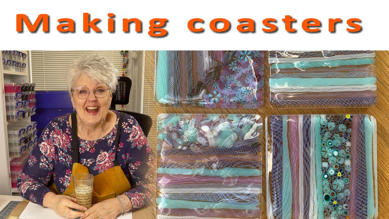 Making coasters using tubes and twisties - YouTube