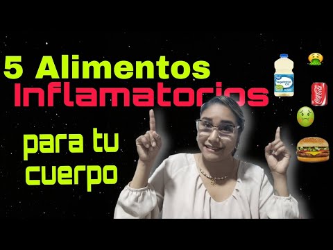 5 Alimentos inflamatorios para tu cuerpo - YouTube