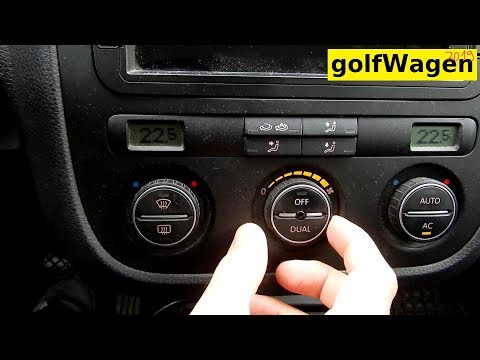 VW Golf 5 HVAC fuse problem heater fan not working