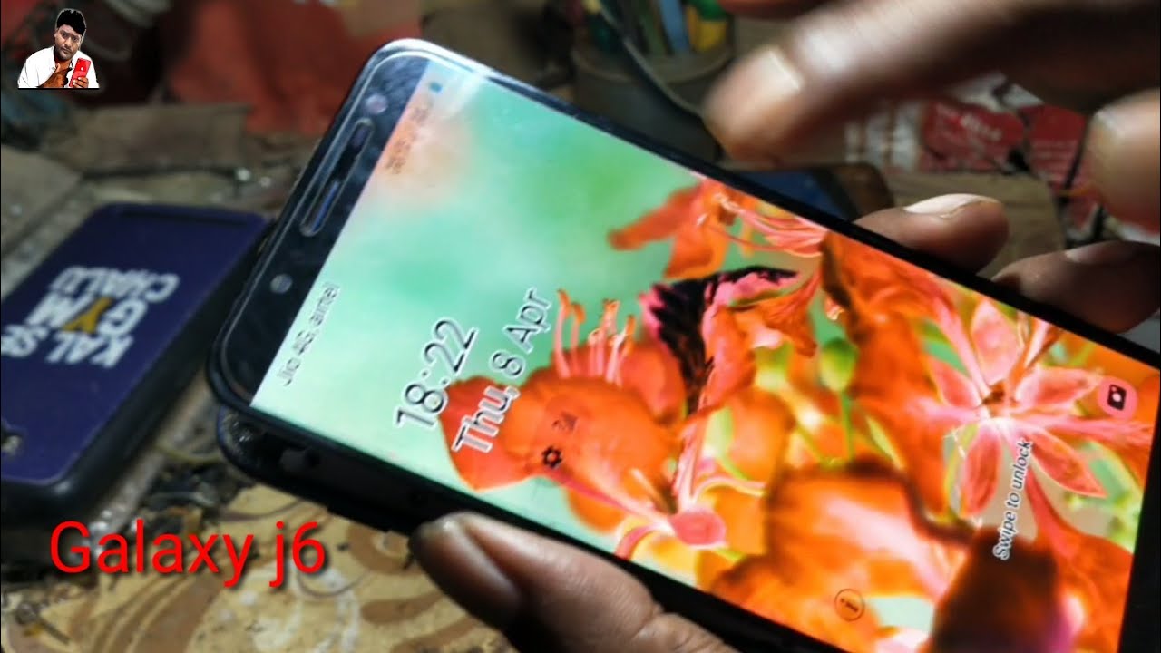 How to Samsung Galaxy j6 open mobile folder - YouTube