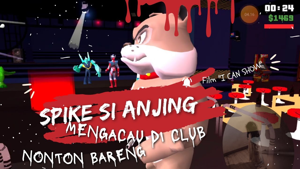 SPIKE SI ANJING MENGACAU DI CLUB I GTA SA I CARTOON I TOM AND JERRY ...