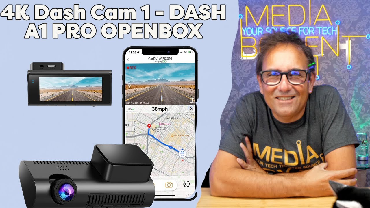 4K Dash Cam A1 PRO OPENBOX - YouTube