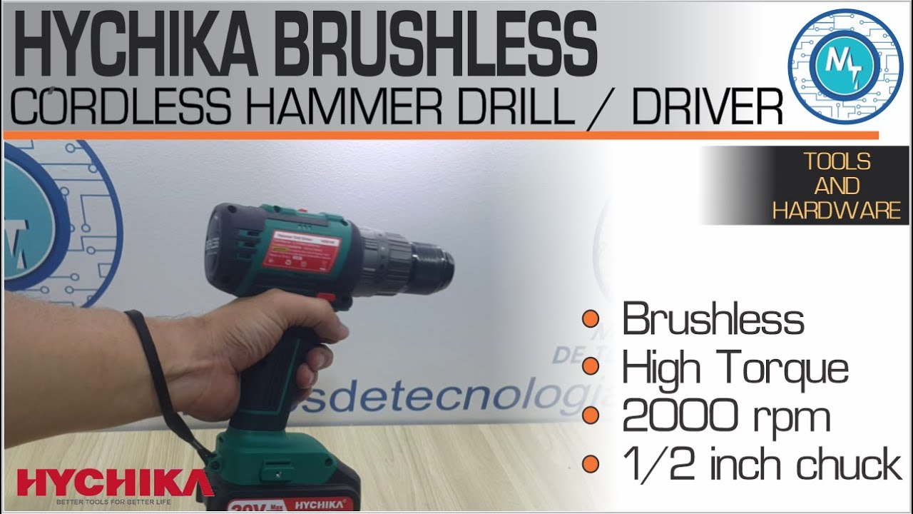 HYCHIKA Cordless Hammer Drill – Impressive! - YouTube