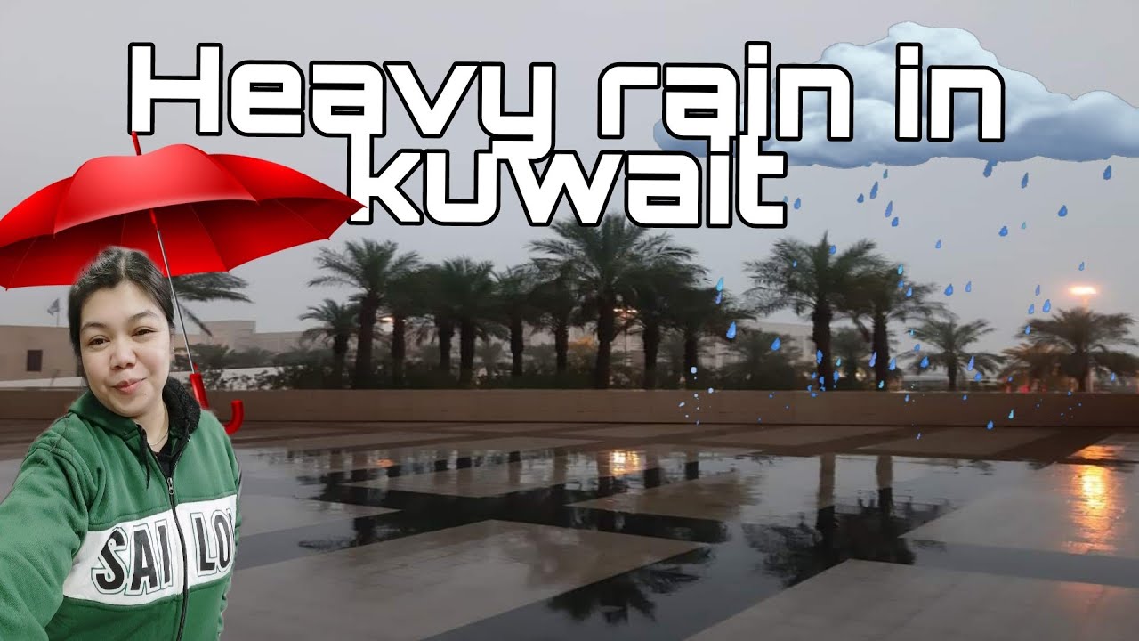 Heavy rain in Kuwait jan. 2,2022 - YouTube