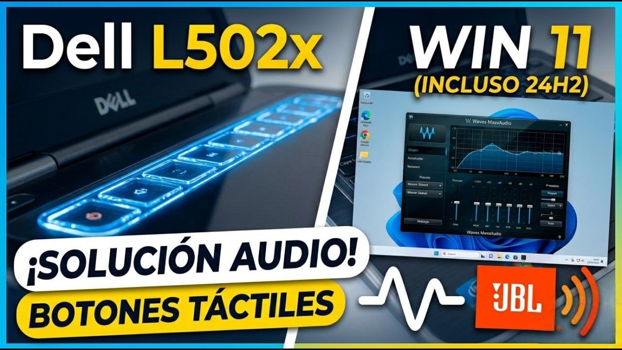 Instalar Driver de Audio Waves Dell XPS L502x en Windows 11 - YouTube