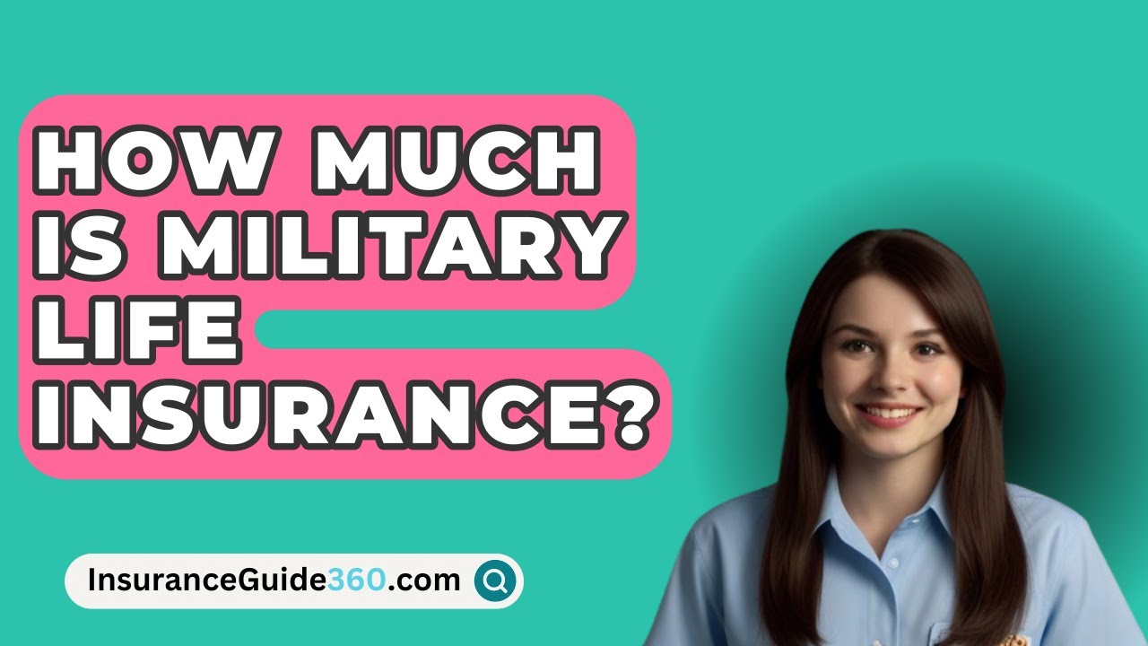 How Much Is Military Life Insurance? - InsuranceGuide360.com - YouTube