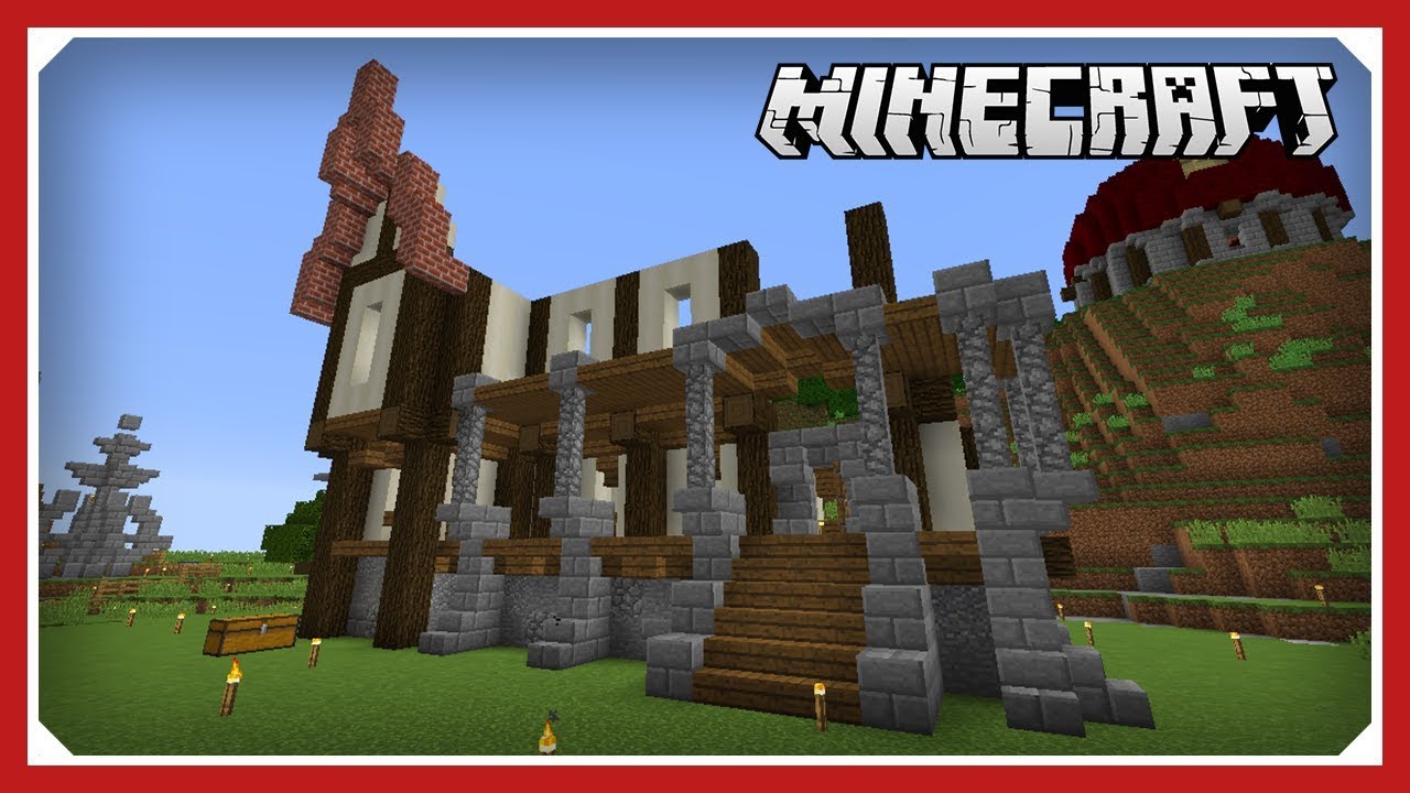 Minecraft E107: Starting A Medieval Tavern Inn Build | 1.12.2 Vanilla ...