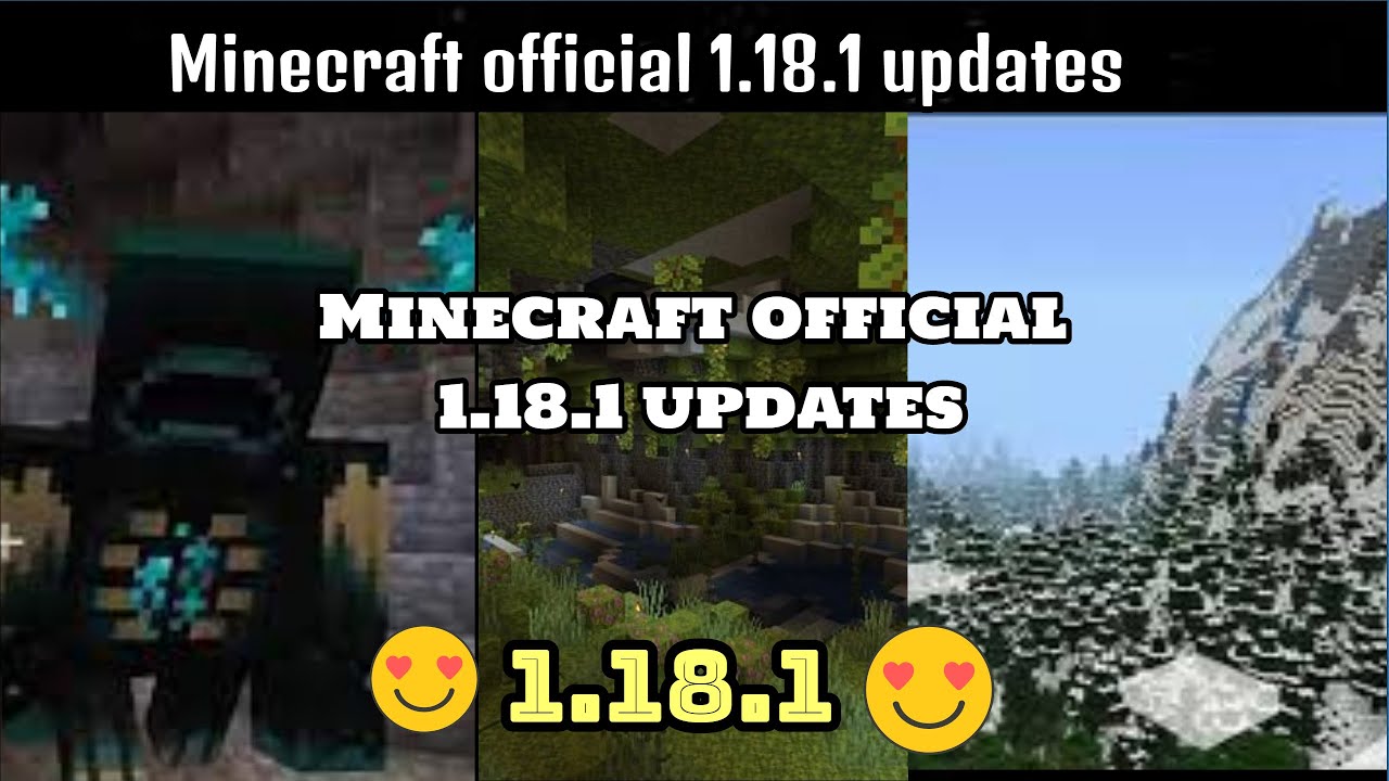 🔥Minecraft official updates 🔥 MINECRAFT 1.18 RELEASE DATE🔥MINECRAFT 1. ...