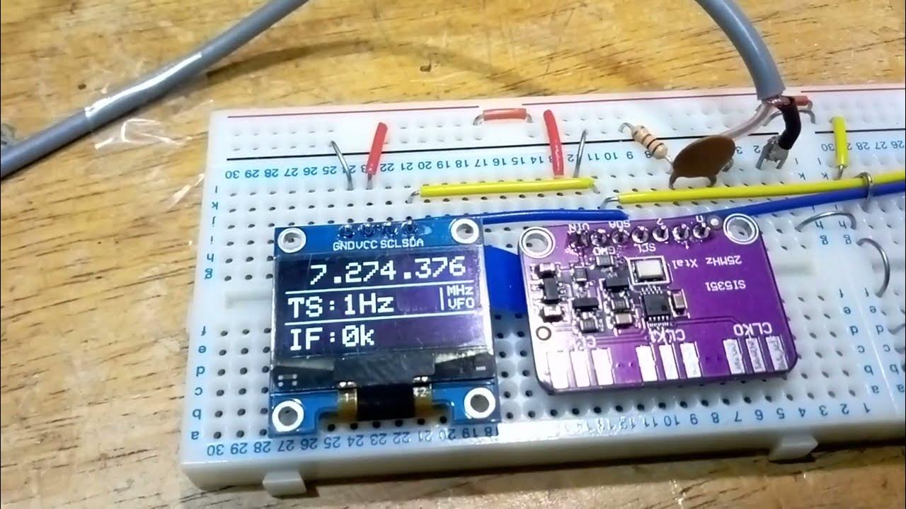 Direct Conversion Receiver + Arduino nano Si5351 - YouTube