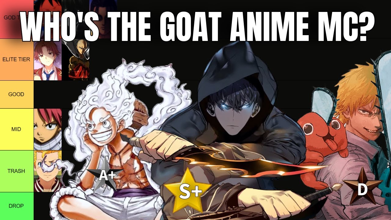 Who’s the REAL GOAT Anime Protagonist? 👑 (Tier List) #animetierlist # ...