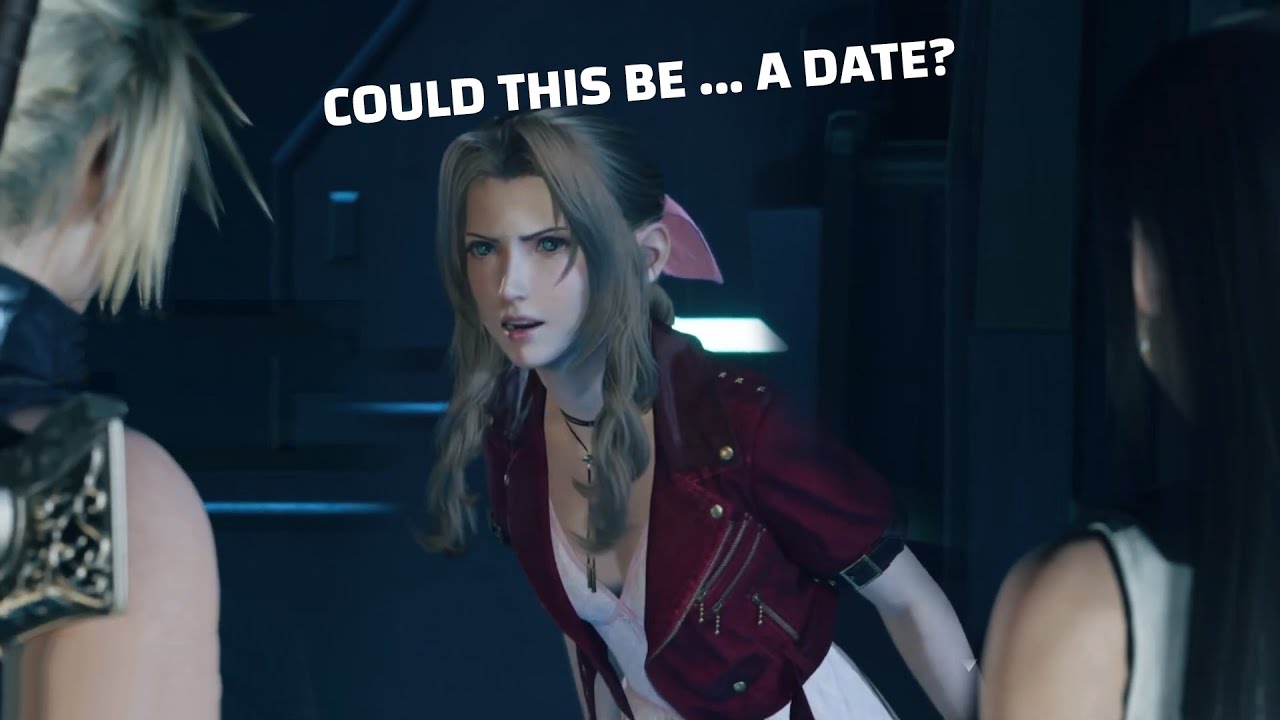 Aerith gets Super Angry & Jealous about Yuffie & Tifa & Cloud's Date ...