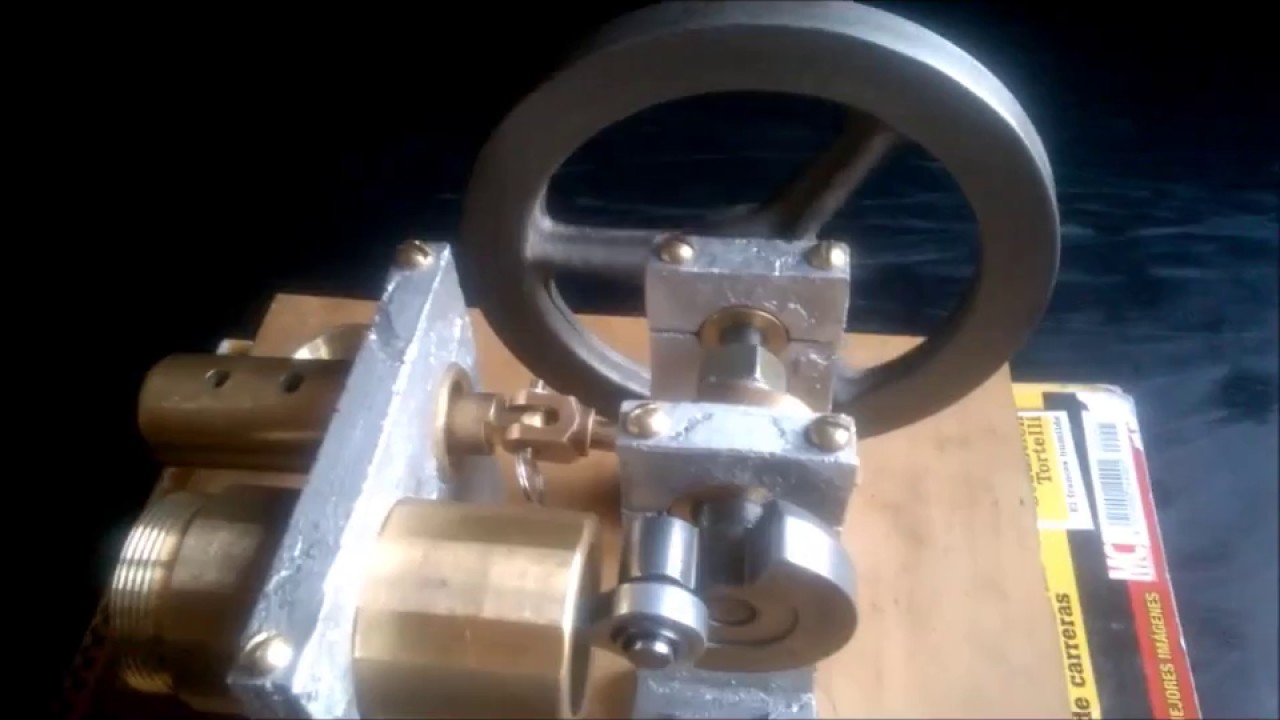 Homemade Steam Engine - YouTube