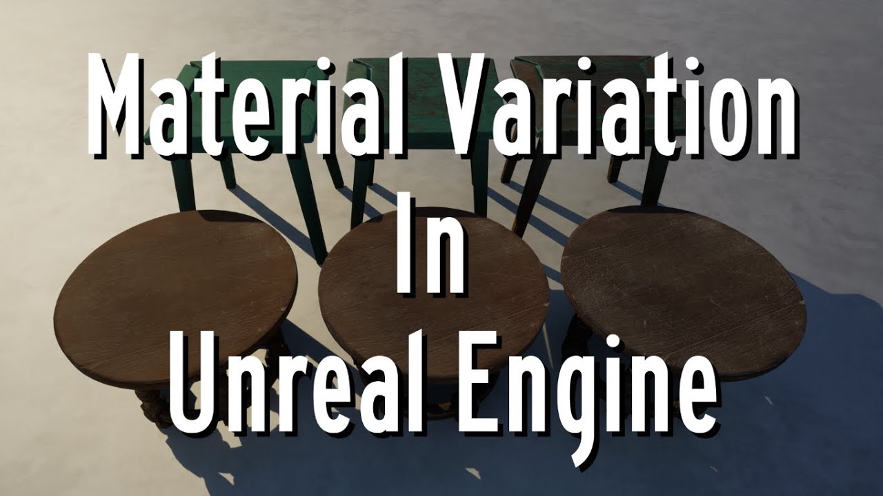 Material Variation in Unreal Engine - YouTube