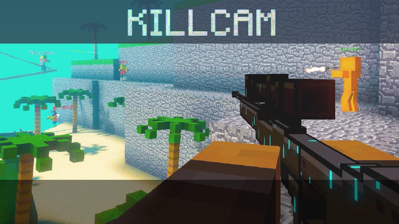If Minecraft was a First Person Shooter - YouTube