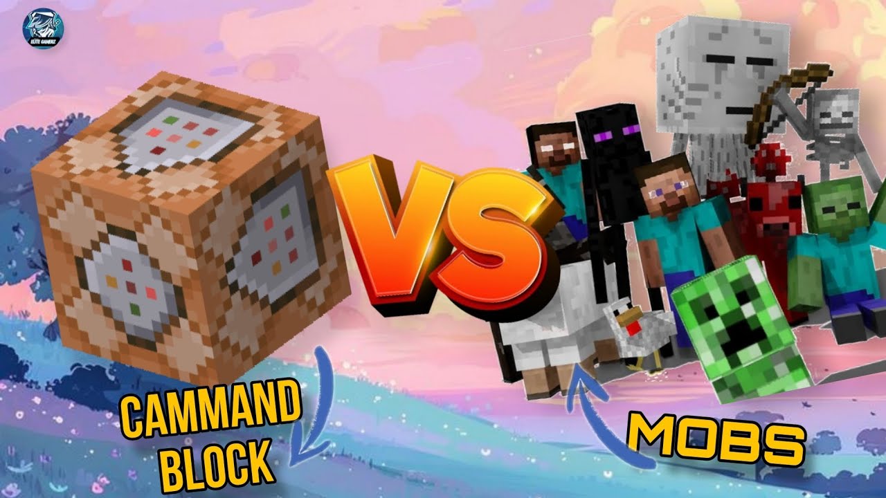Command Block Vs All Minecraft Mobs Edit 🔥 Youtube