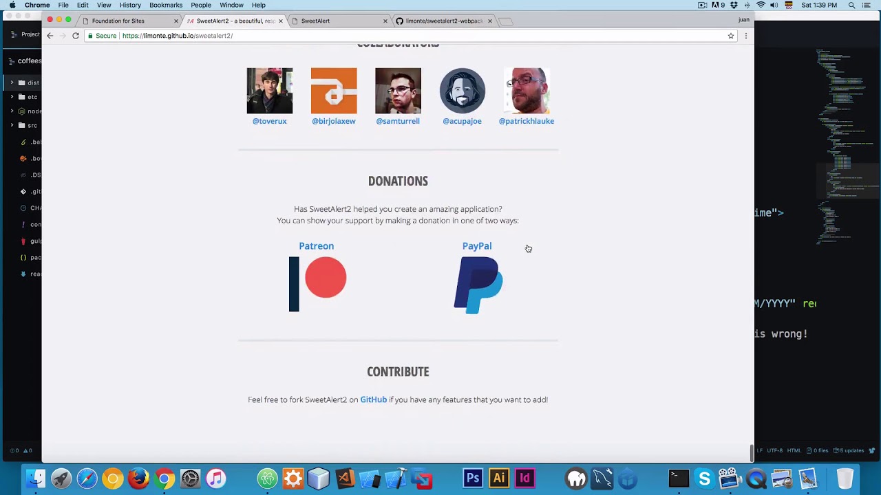 Installing Sweet Alert 2 in Foundation for Sites 6.4 with Webpack - YouTube
