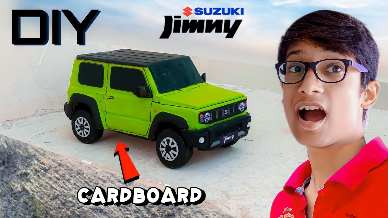 How To Make Suzuki Jimny with Cardboard | Suzuki Jimny Cardboard - YouTube