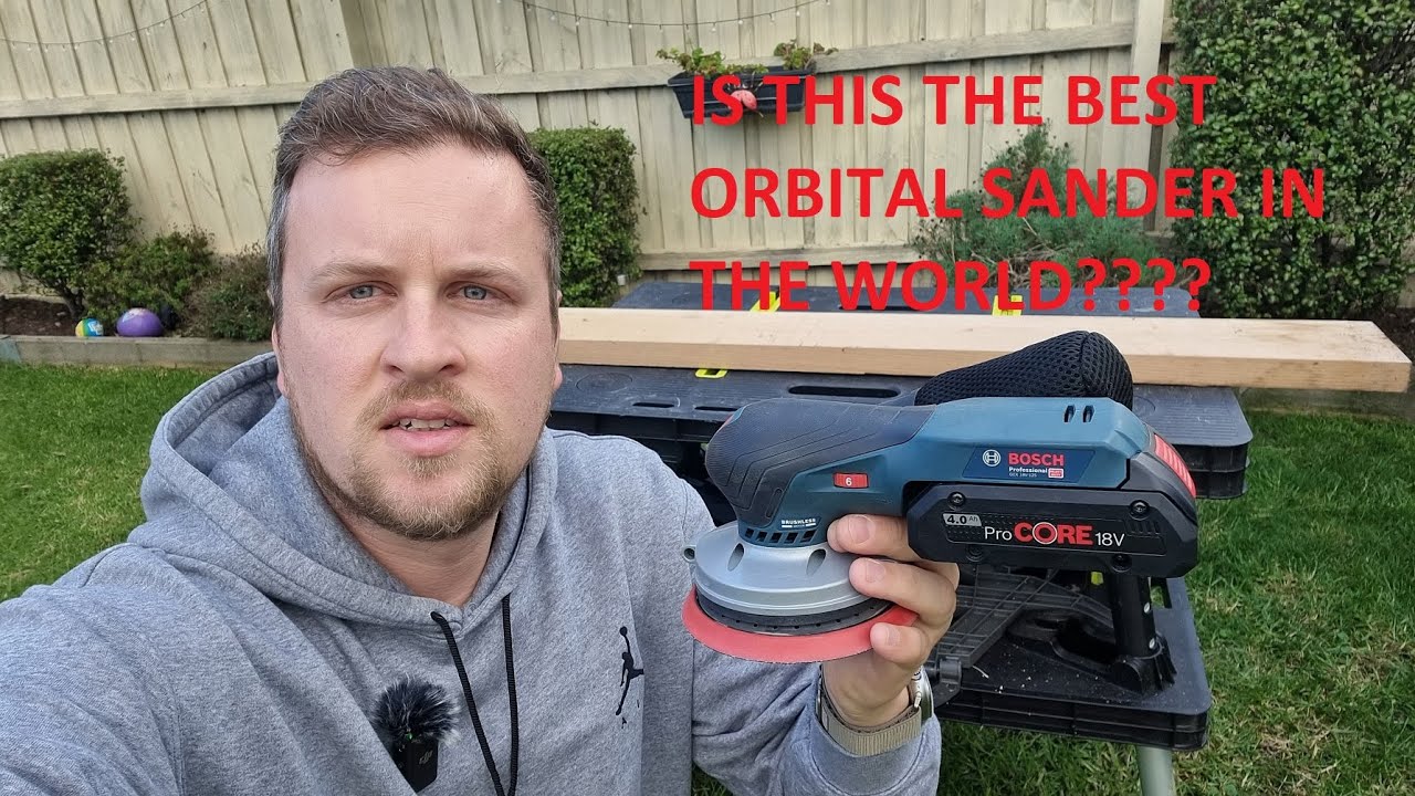 BEST ORBITAL SANDER IN THE WORLD!!!!!! Bosch 18v 125mm random orbital ...