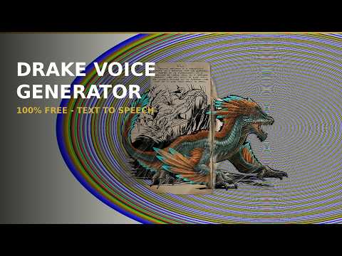 Drake AI Voice Generator Free — How to Make Drake Rapper Singer Celebrity Voice Text to Speech