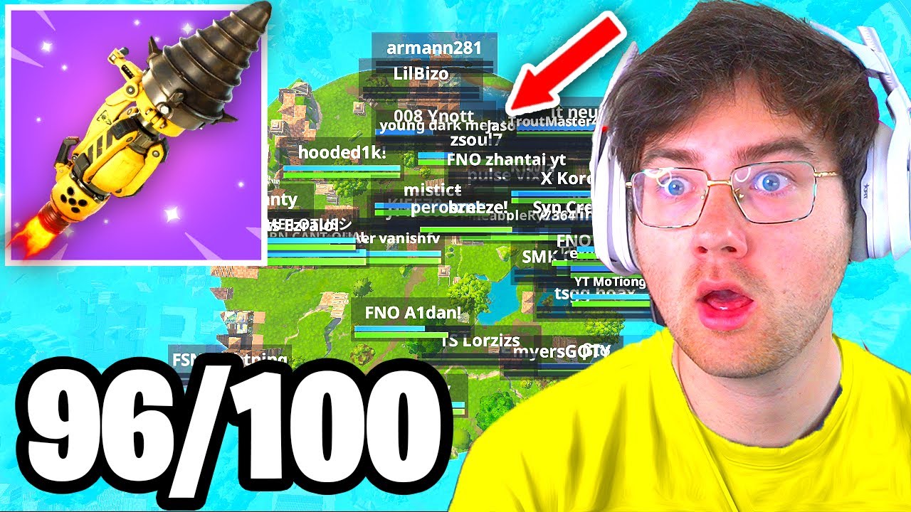 I Hosted a ROCKET DRILL Only Tournament in Season 2 (New Fortnite ...