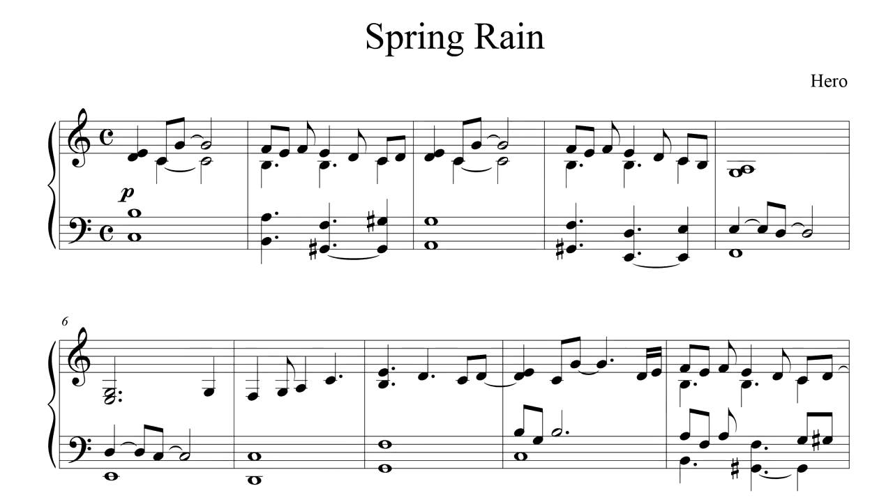 Spring Rain - YouTube