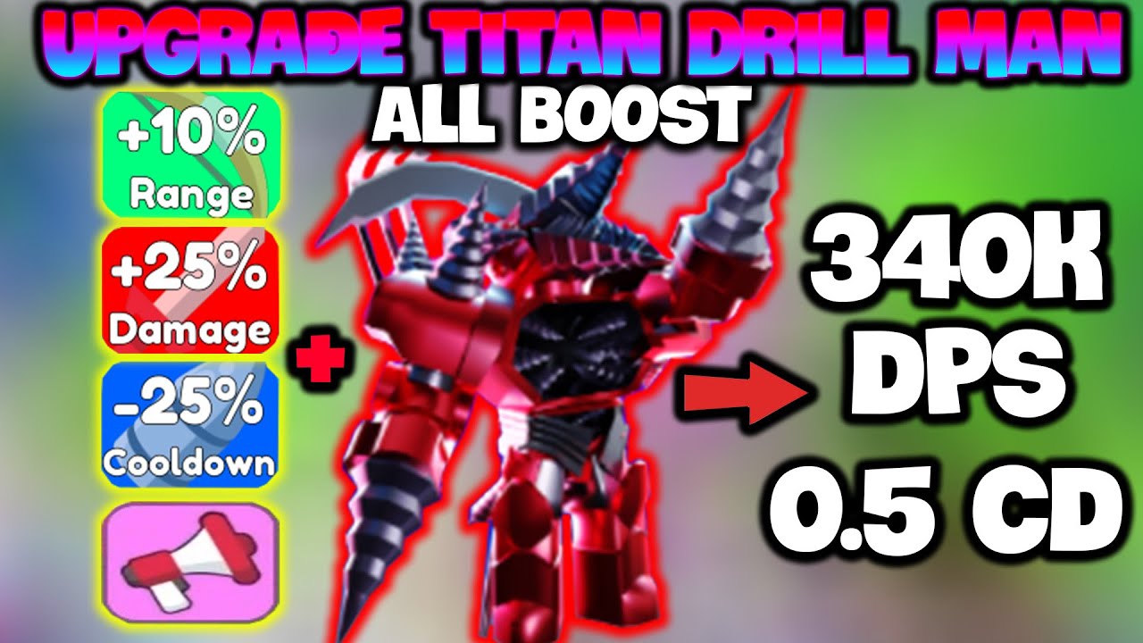 Toilet Tower Defense | Sẽ Thế Nào Nếu UPGRAĐE TITAN DRILL MAN Nhận Tất ...