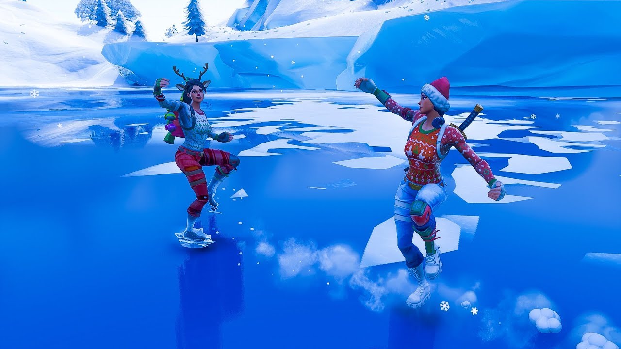 First ever Fortnite Figure Skating - Fortnite Shorts Ice skating - YouTube