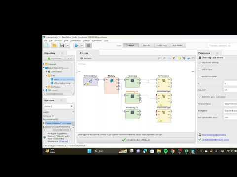 MENGOLAH DATA MENGGUNAKAN RAPIDMINER DENGAN ALGORITMA K-MEANS - YouTube