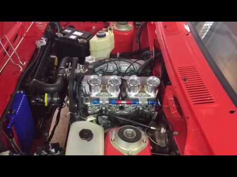 Fiat 131 Abarth replica first start engine - YouTube